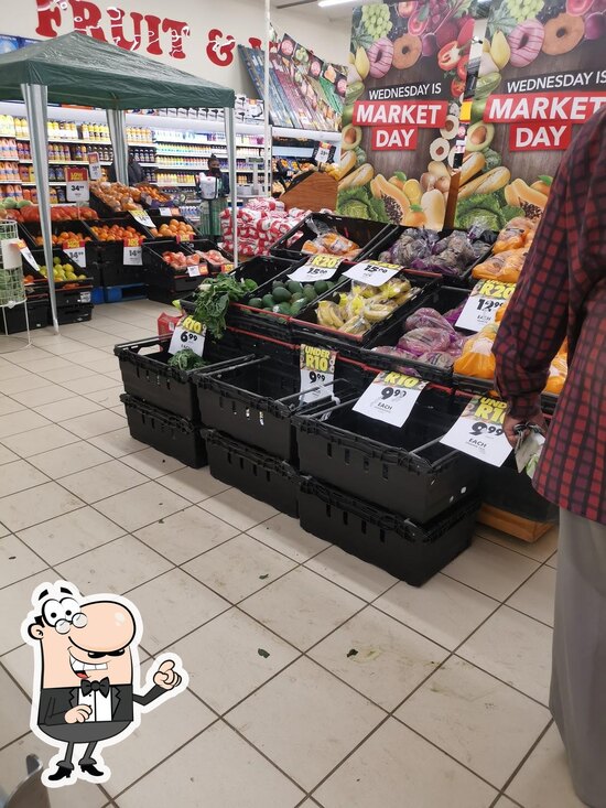 Menu au Shoprite Kagiso, Krugersdorp
