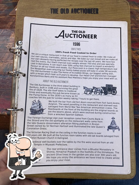 The Old Auctioneer, Banbury - Restaurant menu, prices and reviews