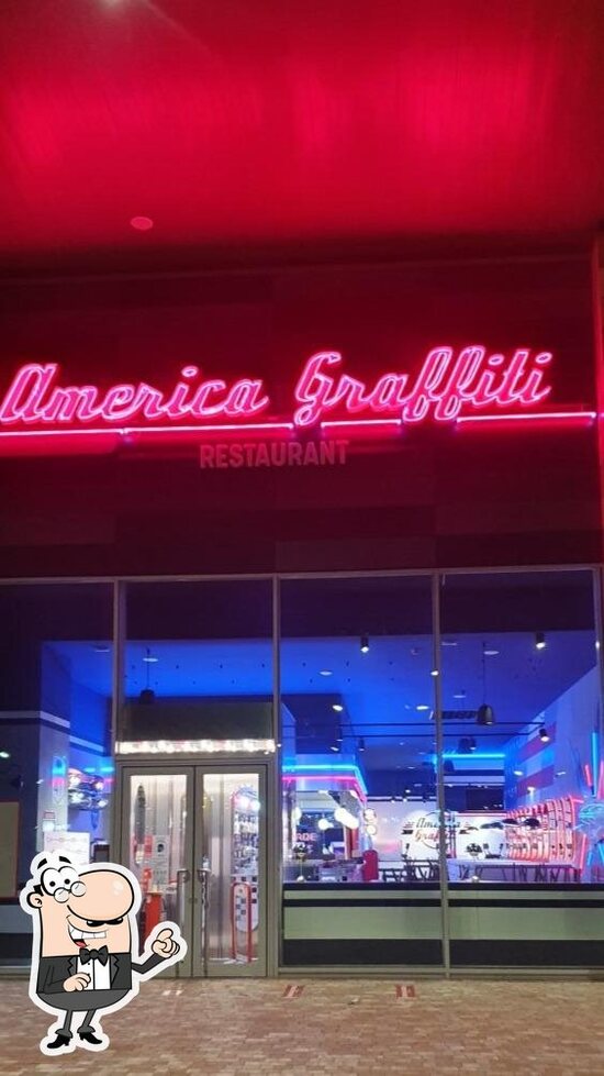 Menu at America Graffiti restaurant, Fiumicino, P.C. Da Vinci