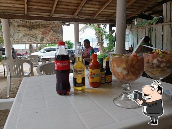 Menu at MARISCOS LA BAHIA restaurant, Manzanillo