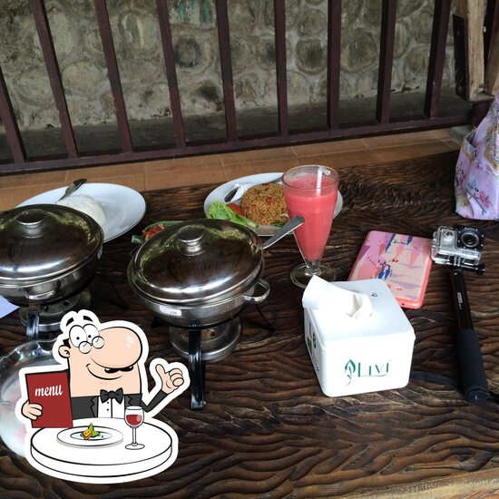 Menu at Dusun Telaga restaurant, Malang