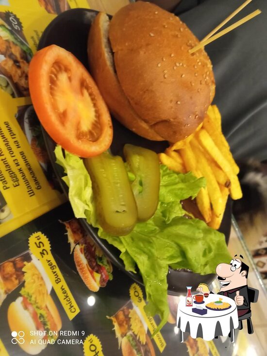 Menu at Bozo Burger, Alanya
