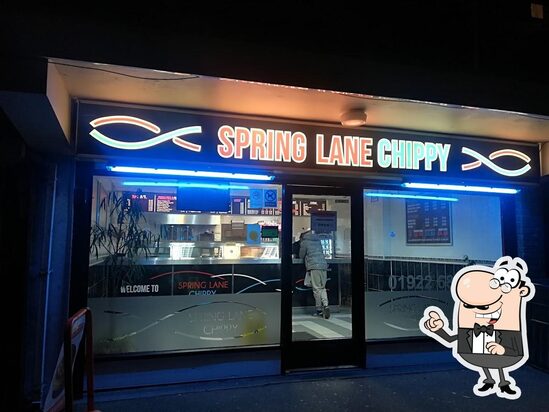 Menu at Spring Lane Fish Bar, Walsall