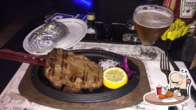 Menu at T - Bone Station steakhouse, Turin