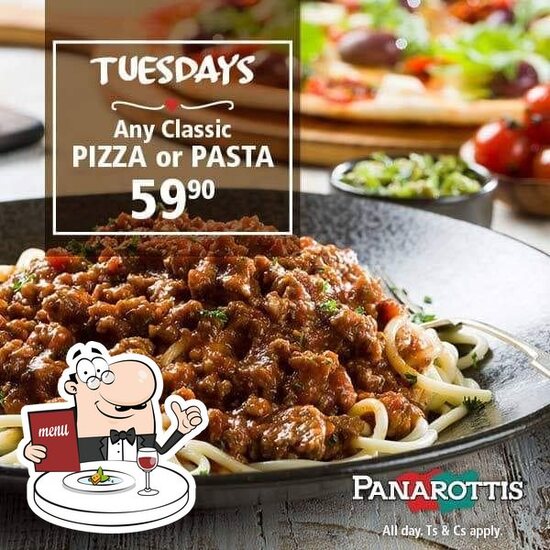Panarottis Wonderpark, Akasia - Restaurant menu, prices and reviews