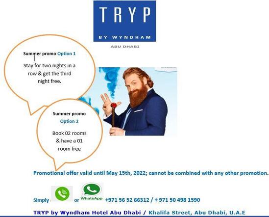 Tryp by Wyndham Abu Dhabi restaurant, Abu Dhabi, 3rd St - Restaurant ...