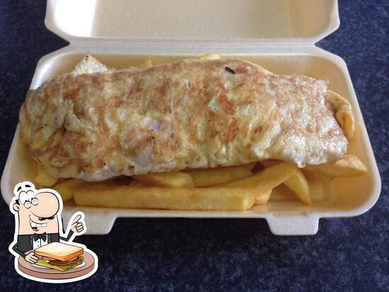 Menu at Sarah's Butty Van fast food, Atherstone