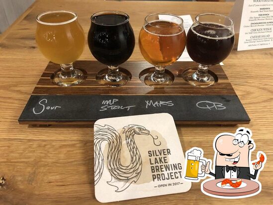 Menu at Silver Lake Brewing Project restaurant, Perry