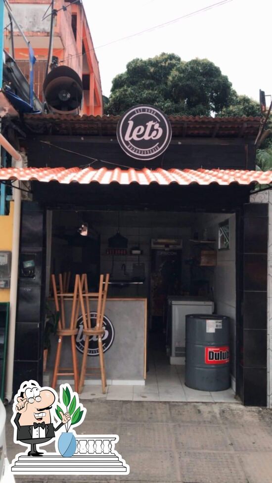 Menu at Let's Burger restaurant, Olinda