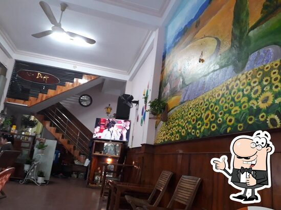 Menu at Diệp cafe, Da Nang