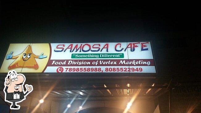 Menu at Samosa cafe, Bilaspur