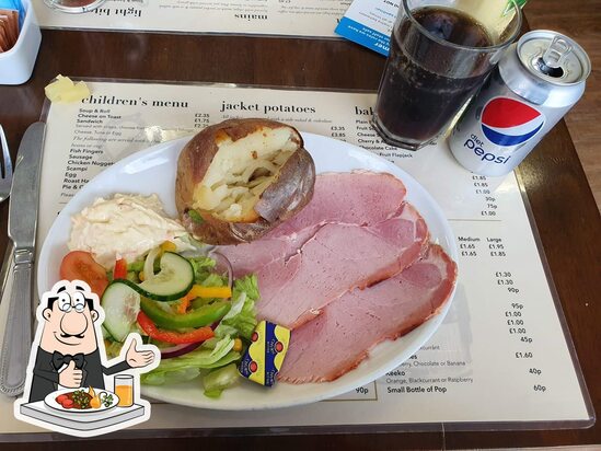 Menu at Marian's cafe, Workington