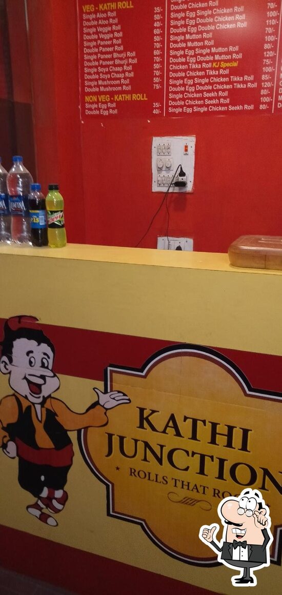 Menu at Kathi Junction, Bela Pratapgarh