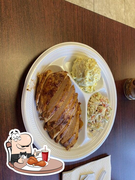 Menu at Poppa's BBQ, Clearwater