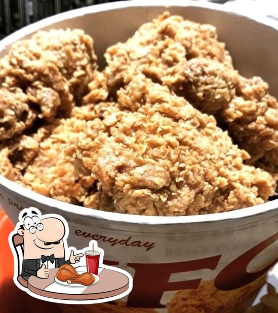 Menu at KFC restaurant, Dubai, Inside DXB Airport Terminal 1