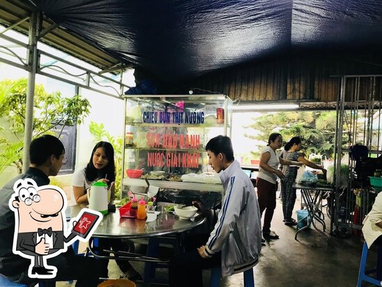 Menu at Quán Bún restaurant, Buon Ma Thuot, 12 Bùi Thị Xuân