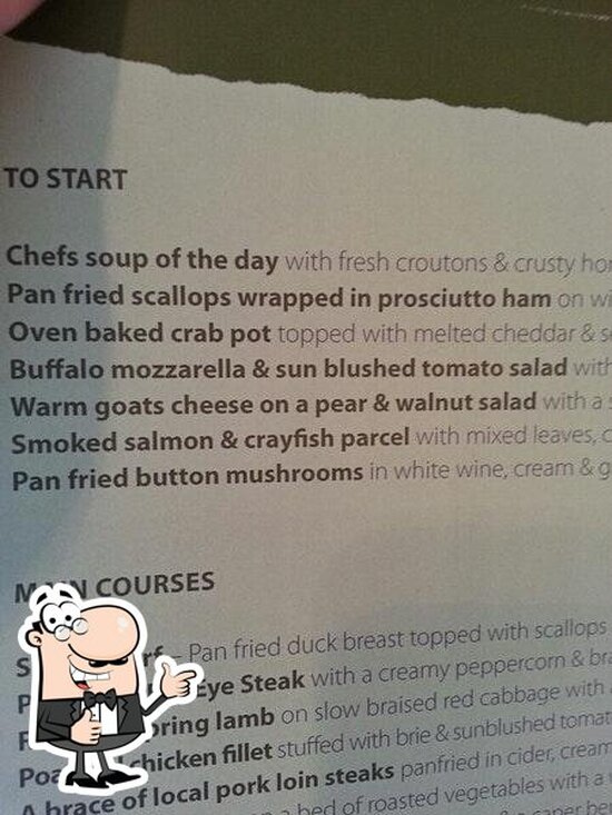 Menu at The Barge, Gloucester