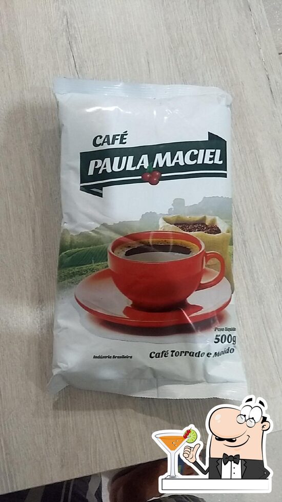 Menu at Café Paula Maciel, Caratinga