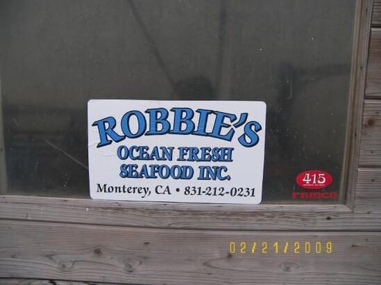 Robbie's Ocean Fresh Seafood, Monterey - Restaurant menu, prices and ...