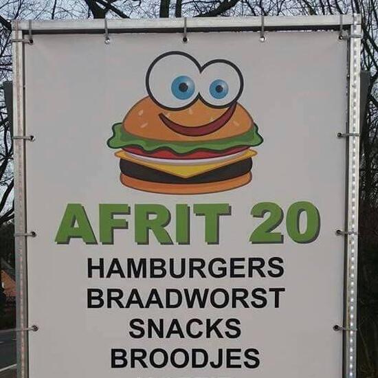 Menu at Afrit 20, Grobbendonk