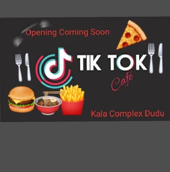 Menu at Tik tok cafe Dudu, Dudu