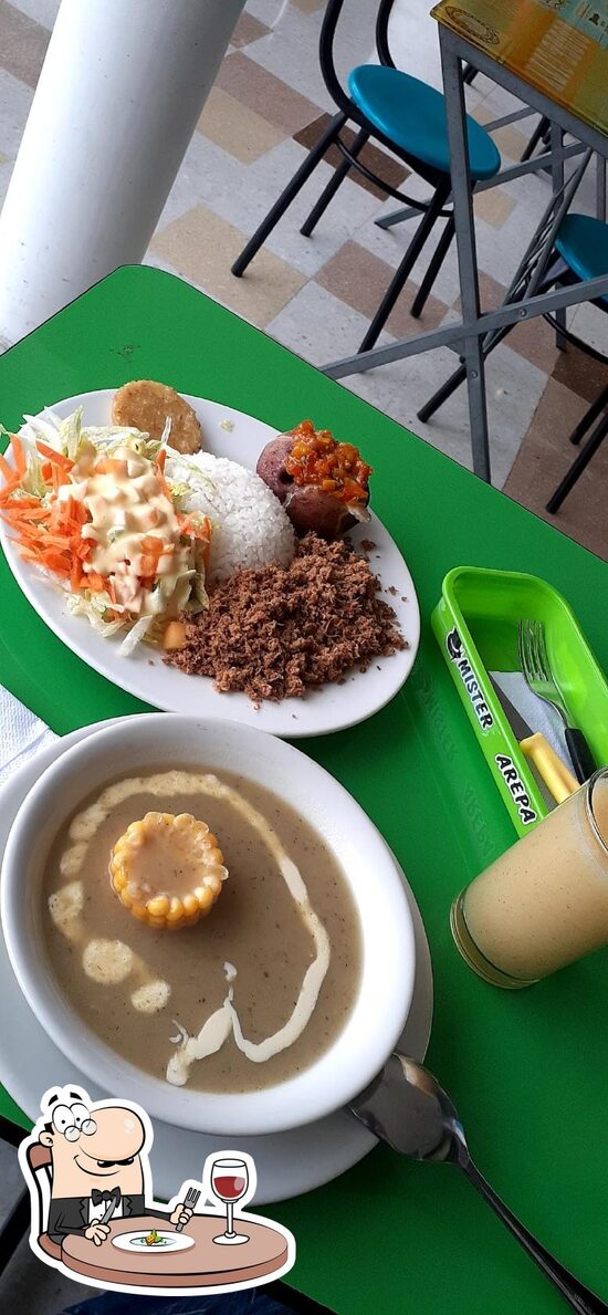 Carta del restaurante Mister arepa, Pereira