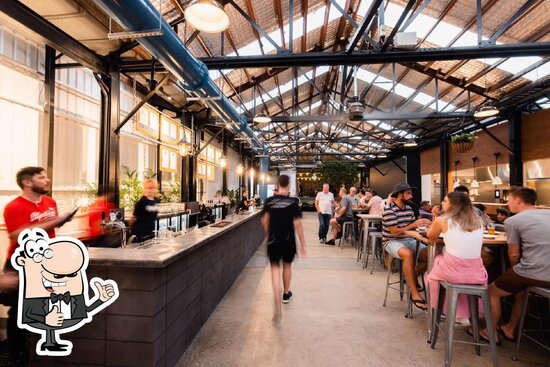 Menu at Slipstream Brewing Company restaurant, Yeerongpilly