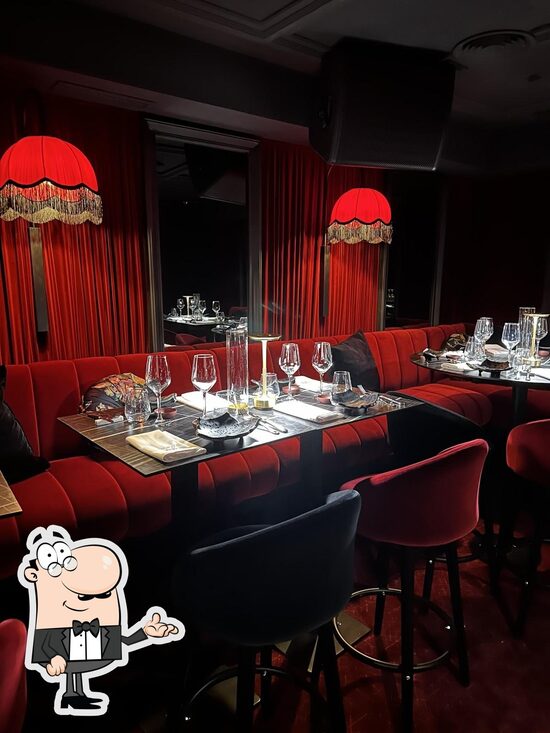 Menu au Ruby supper club, Casablanca