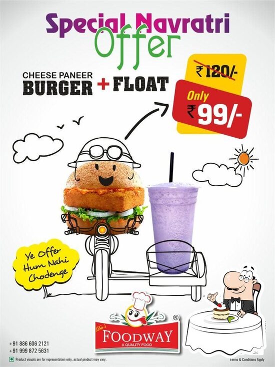 Menu at Foodway (VV Nagar), Anand, 8/9