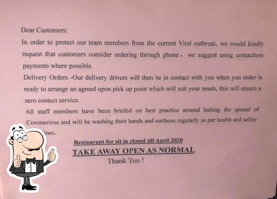 Carta del restaurante Mag, Monaghan