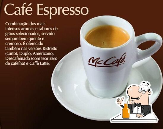 Menu at McCafé, São Paulo, Shopping Iguatemi