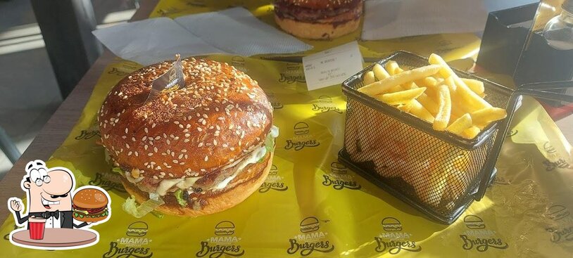 Menu at Mama Burgers Malta restaurant, Sarajevo