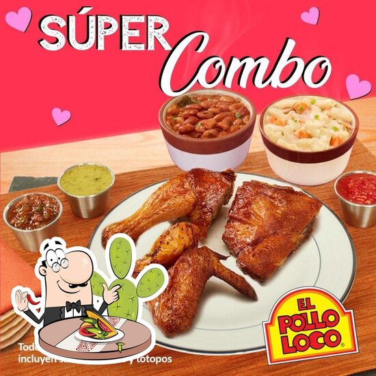 Carta del restaurante El Pollo Loco, Guasave