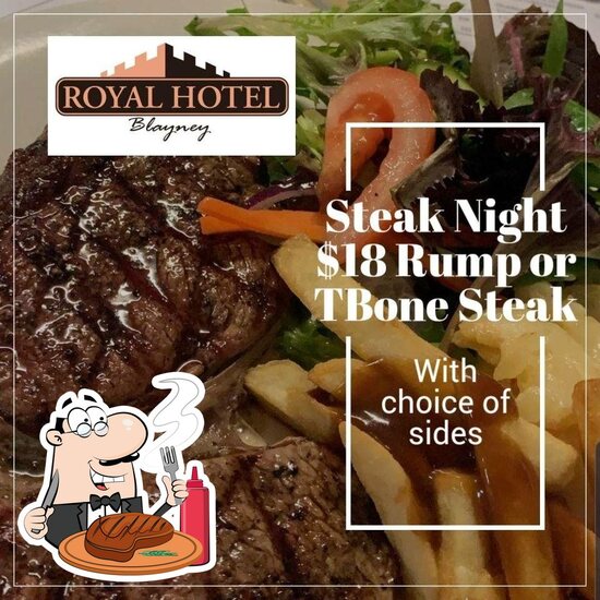 Menu at Royal Hotel pub & bar, Blayney