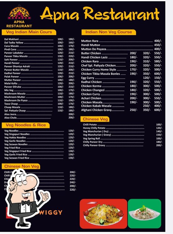 Apna restaurant, Greater Noida - Restaurant menu, prices and reviews