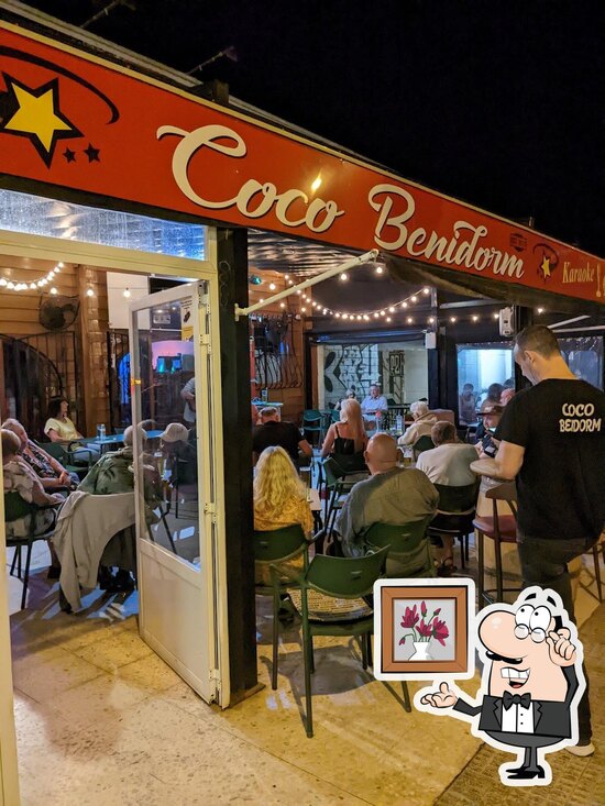 Menu at Coco Benidorm pub & bar, Benidorm