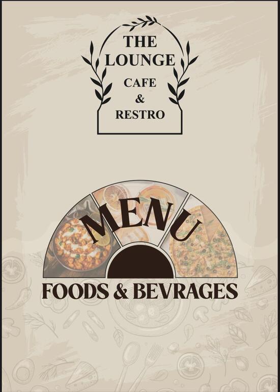 Menu at The lounge cafe & restro, Surat