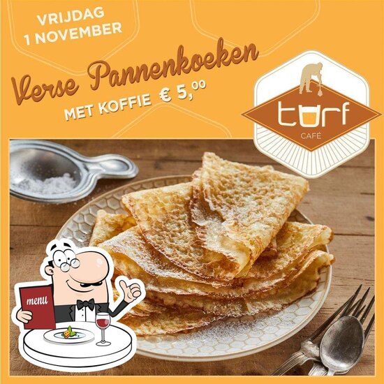 Menu at Turf Café, Begijnendijk