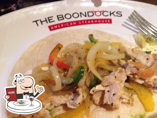 Menu at The Boondocks, Wichelen