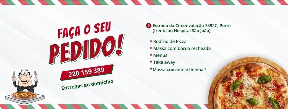 Menu at SOLO PIZZA pizzeria, Porto, Estrada da Circunvalação 7592C