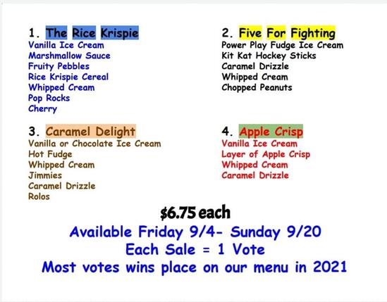 Menu at Swamp Donkey's, Norton