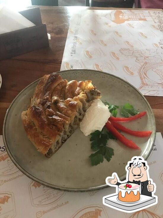 Menu at Bosnian Hut Restaurant, Abu Dhabi