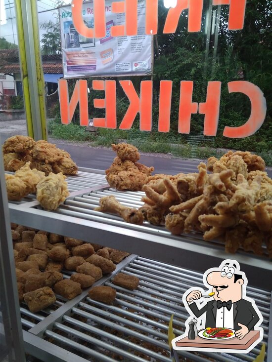 Menu at Fried Chicken & Roti Bakar restaurant, Purworejo