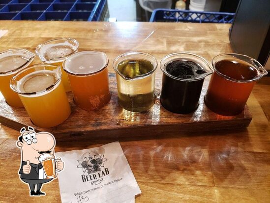 Menu at Beer Lab by Ghostface Brewing pizzeria, Mooresville