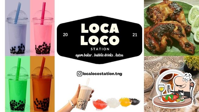 Menu at Loca Loco Station cafe, Tangerang