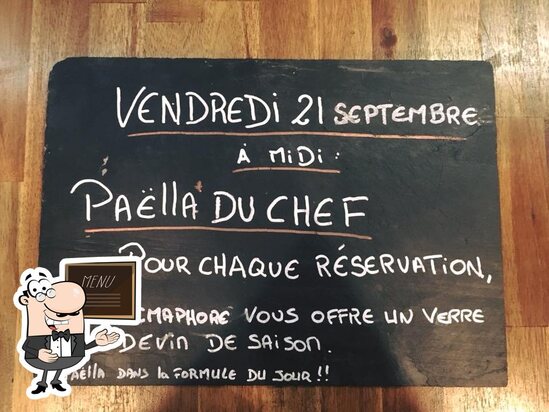 Menu au Le Sémaphore restaurant, Nantes
