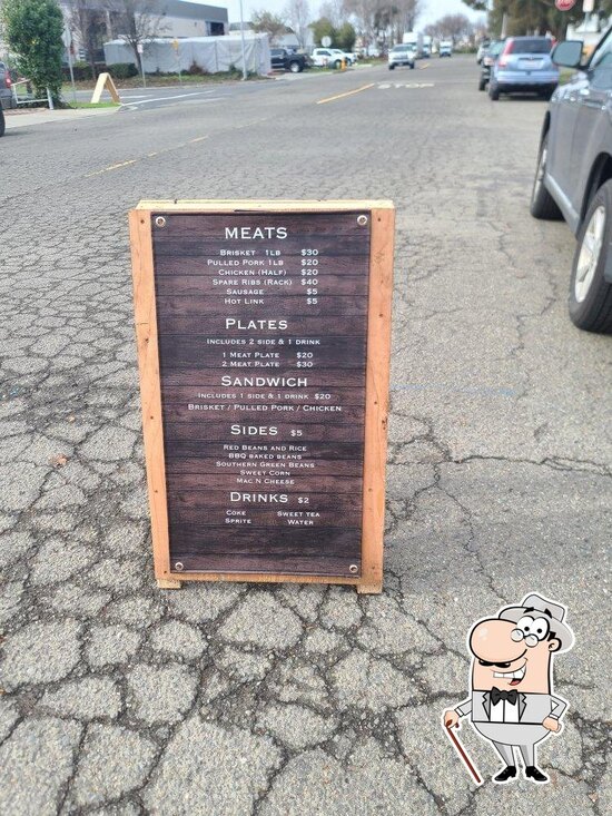 Menu at Outlaws Smoked BBQ, Hayward, Tripaldi Way