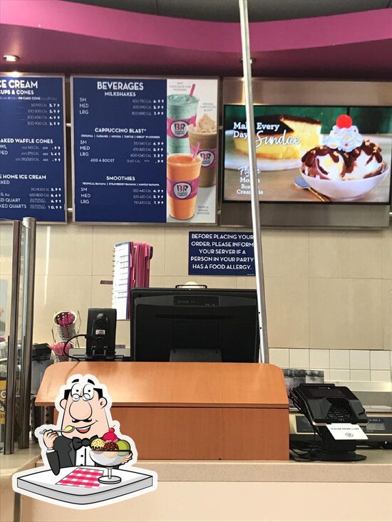 Menu at Baskin-Robbins desserts, San Gabriel, 613 W Las Tunas Dr