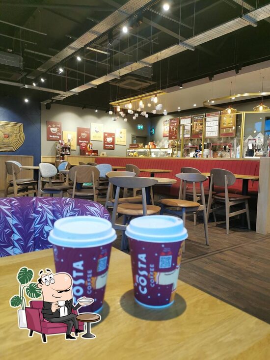 Carta de Costa Coffee, Exeter, Drive Thru, Haldon Hill