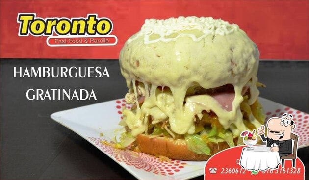 Menu at Toronto Fast Food, Colombia